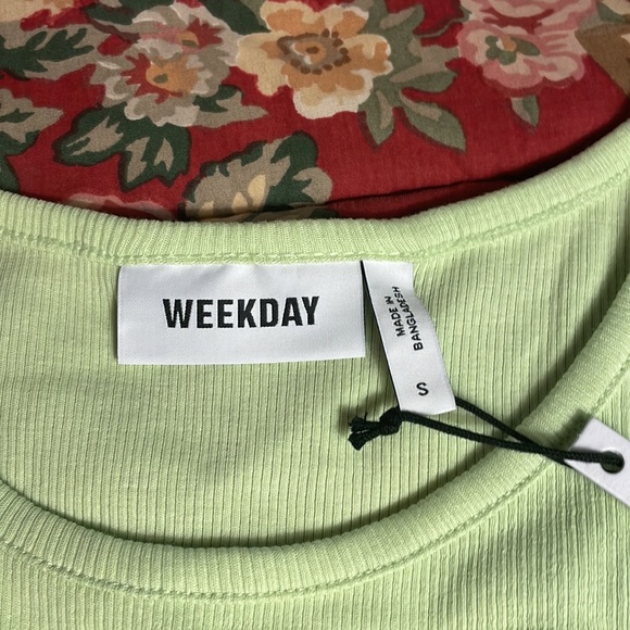 Weekday | Tops | Weekday Stella Rib Tank Top Organic Cotton Nwt | Poshmark